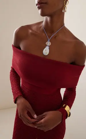 LIZZIE FORTUNATO Matilde Cord Necklace