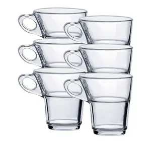 DURALEX Caprice 3 Oz. Espresso Mug, Set Of 6 - Clear