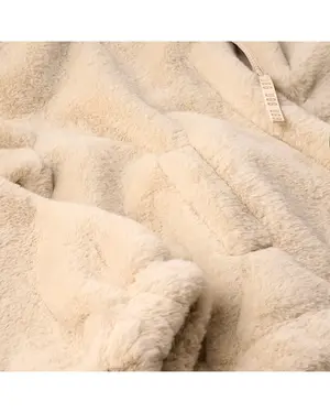 UGG Faux Fur Zip-up Jacket - Spelt