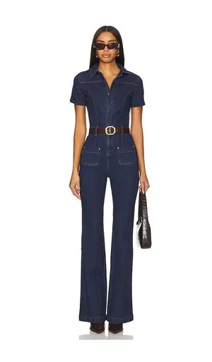 Amanda Uprichard Alexia Denim Jumpsuit