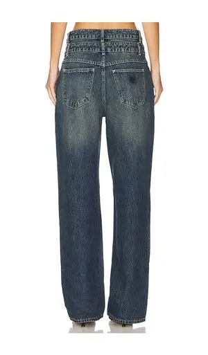 Abrand Denim Carrie Straight Leg Jeans - Iveta