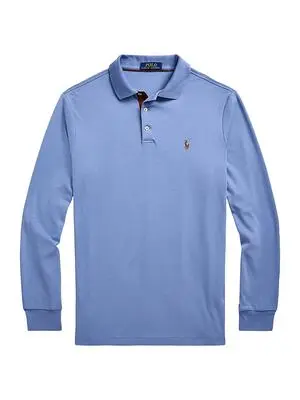 Polo Ralph Lauren Cotton Interlock Long-sleeve Polo Shirt Campus Blue