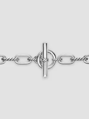 David Yurman Madison Toggle Chain Necklace In Sterling 8.5mm