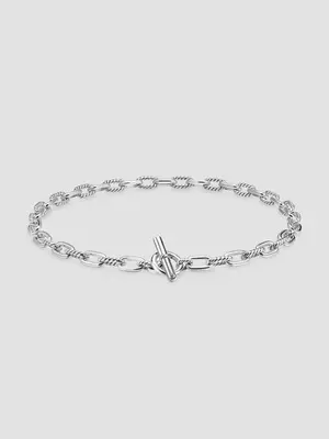 David Yurman Madison Toggle Chain Necklace In Sterling 8.5mm