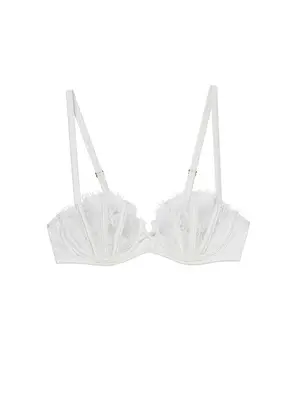 FLEUR DU MAL Frankie Lace Boned Balconette Bra