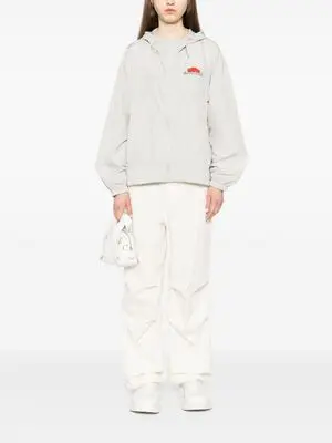 GROUND ZERO Logo-print Lightweight Jacket - Grey