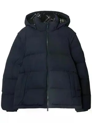 Burberry Detachable-sleeve Puffer Jacket - Blue
