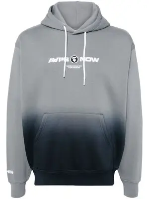AAPE BY *A BATHING APE Logo-patched Hoodie