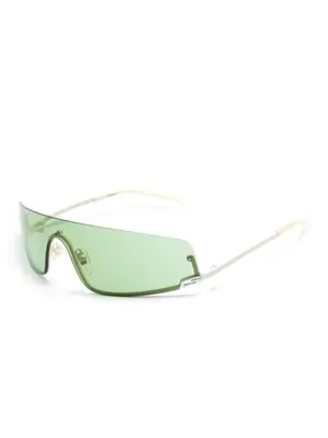 Gucci Square G Motif Shield Sunglasses