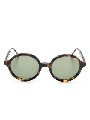 Thom Browne Round-frame Sunglasses - Brown