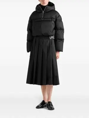Prada Re-nylon Cropped Padded Jacket
