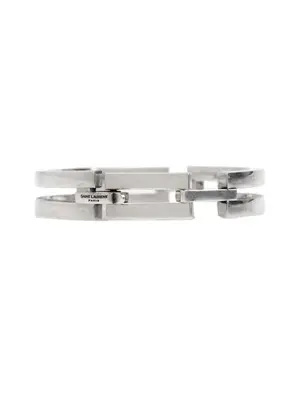 Saint Laurent Logo-engraved Bracelet