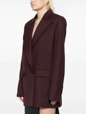 Nina Ricci Gabardine Blazer - Red