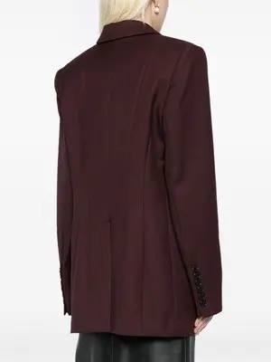 Nina Ricci Gabardine Blazer - Red