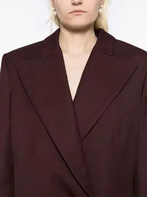 Nina Ricci Gabardine Blazer - Red