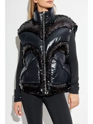 Khrisjoy Sequin-embellished Puffer Gilet