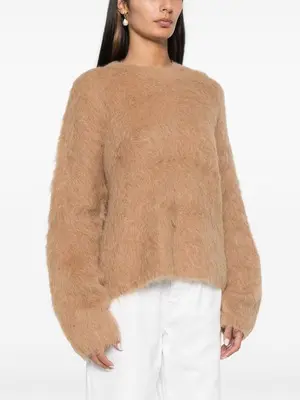 TOTEME Brushed-finish Sweater - Brown