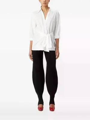 Gauge81 Wrap-design Shirt - White
