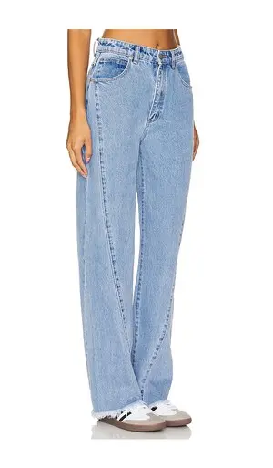 Abrand Denim Carrie Straight Leg Jeans