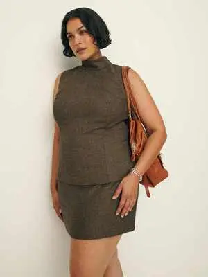REFORMATION Sutton Top Es Herringbone