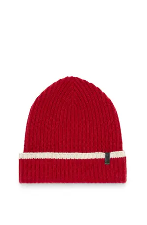 Brunello Cucinelli Knit Beanie Red