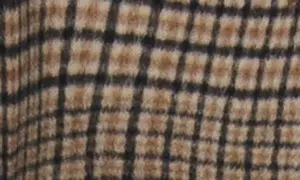 REFORMATION X Kacey Musgraves Cotswolds Plaid Wool-blend Coat