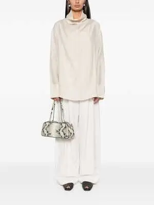 TOTEME Funnel-neck Organza Blouse