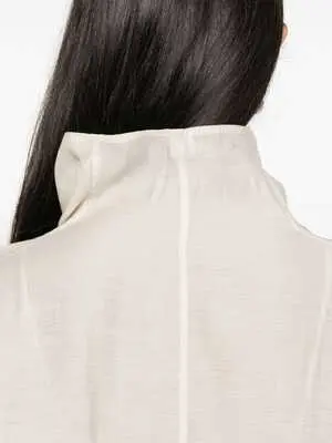TOTEME Funnel-neck Organza Blouse