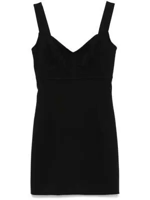 Dolce & Gabbana Sweetheart-neck Mini Dress - Black