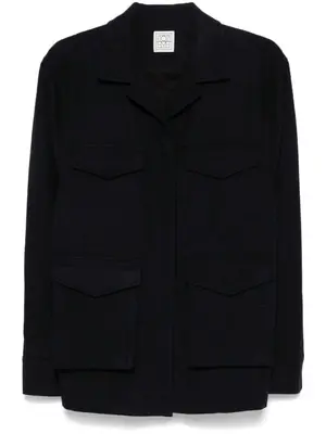 TOTEME Felted Shirt Jacket - Blue
