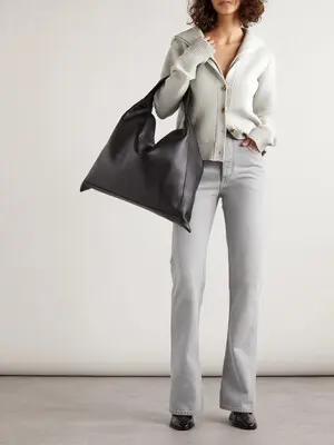 Bottega Veneta High-rise Straight-leg Jeans - Gray