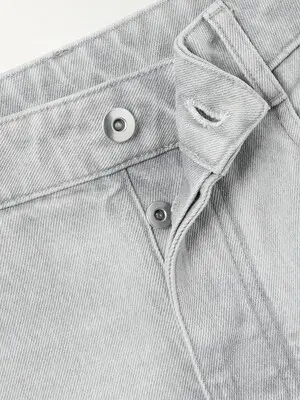 Bottega Veneta High-rise Straight-leg Jeans - Gray