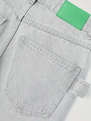 Bottega Veneta High-rise Straight-leg Jeans - Gray