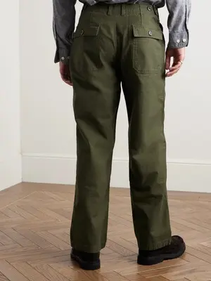 FRIZMWORKS Straight-leg Cotton Trousers