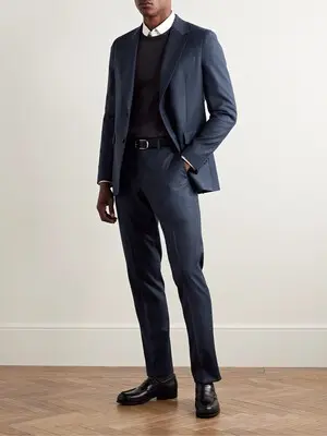 Paul Smith Wool And Cashmere-blend Flannel Suit Jacket