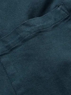 Portuguese Flannel Labura Stretch-cotton Twill Overshirt - Blue