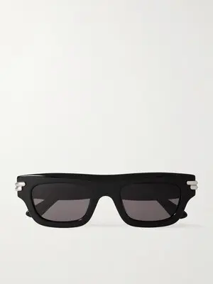 Bottega Veneta Mitre Square-frame Sunglasses - Black