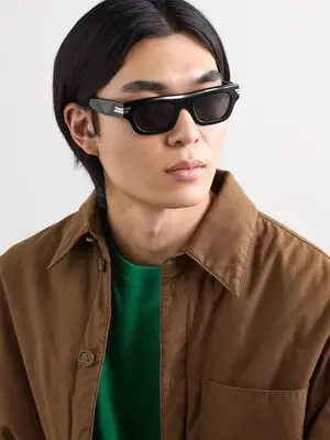Bottega Veneta Mitre Square-frame Sunglasses