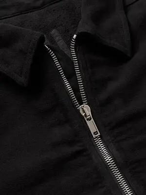 Rick Owens Padded Cotton-moleskin Jacket - Black