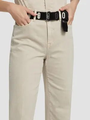 L'Agence Scottie High-rise Wide-leg Pants