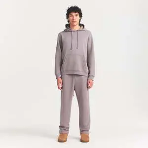 SKIMS Classic Straight Leg Pants | Blue | | Fleece Lounge - Shadow