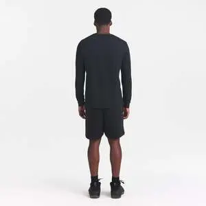 SKIMS Classic Long Sleeve T Shirt | White | | Cotton - Onyx