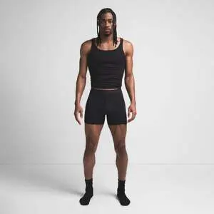 SKIMS Stretch Knit Boxer - Obsidian
