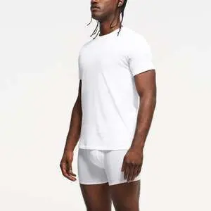 SKIMS Lightweight T Shirt 3 Pack | White | | Basics - Chalk