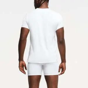 SKIMS Lightweight T Shirt 3 Pack | White | | Basics - Chalk