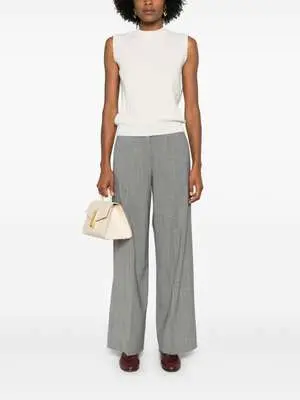 Fabiana Filippi Mélange-effect Wide Leg Trousers