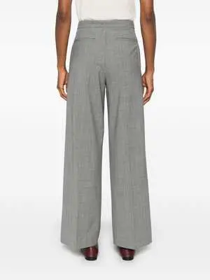Fabiana Filippi Mélange-effect Wide Leg Trousers