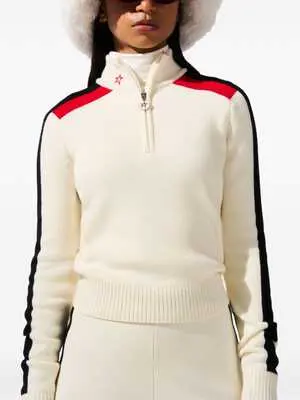 Perfect Moment La Tour Merino Wool Sweater - Neutrals