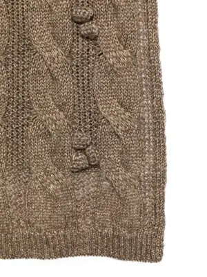ONEFIFTEEN Cable-knit Scarf - Gold