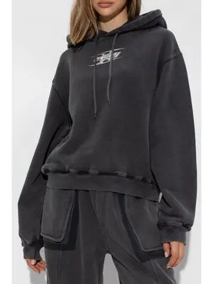 Alexander Wang Textured Sweatshirts Hoodies For Women